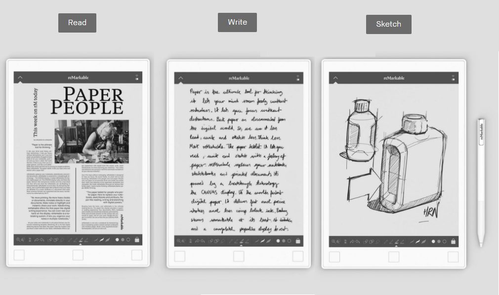 reMarkable แท็บเล็ตจอ E-Ink อ่าน เขียนได้เหมือนกระดาษ - Amphur.in.th